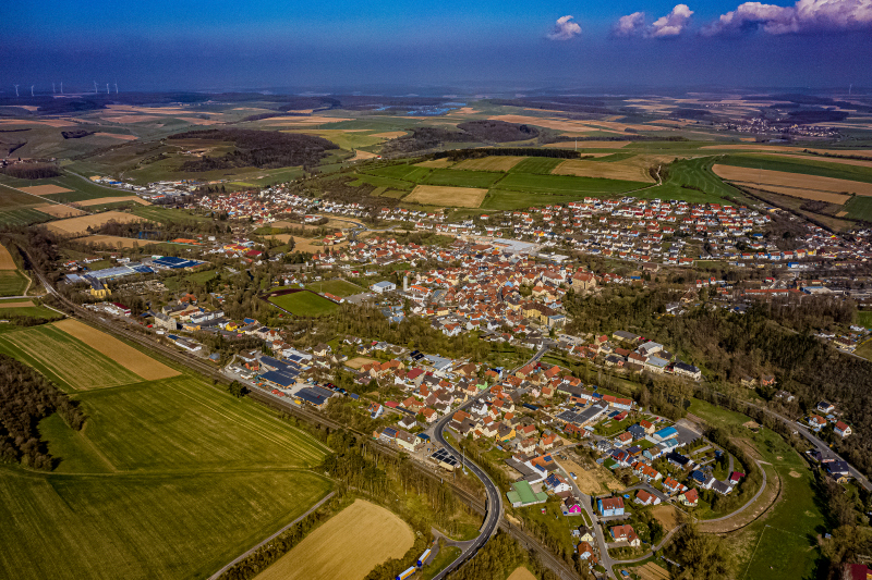 Arnstein Luftbilder | Hochauflösende Luftbilder aus ganz Bayern