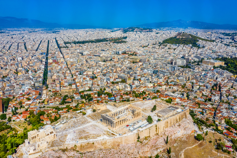 Athen | Hochauflösende Luftbilder von Athen
